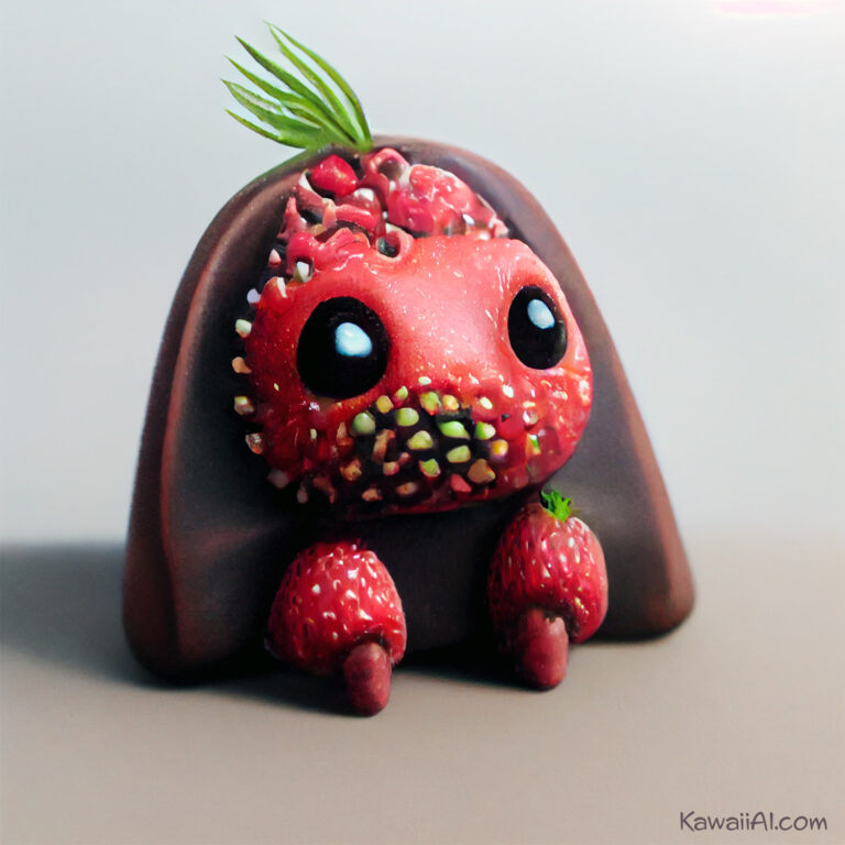 Cute Chocolate Truffle Creature Images using Midjourney - Kawaii AI