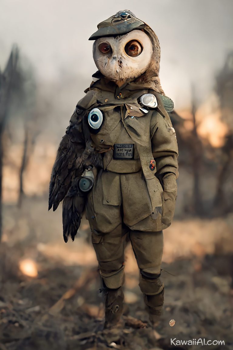WW2 OWL SQUAD AI Art in Midjourney - Kawaii AI