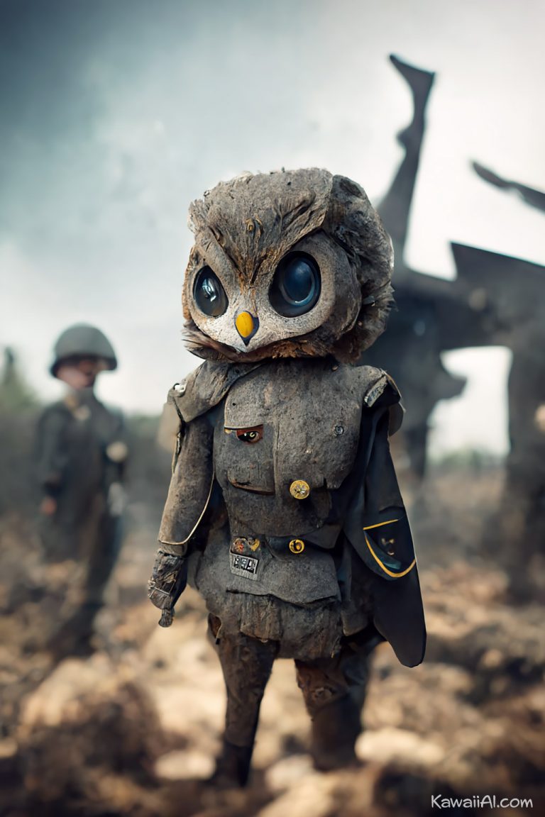 WW2 OWL SQUAD AI Art in Midjourney - Kawaii AI